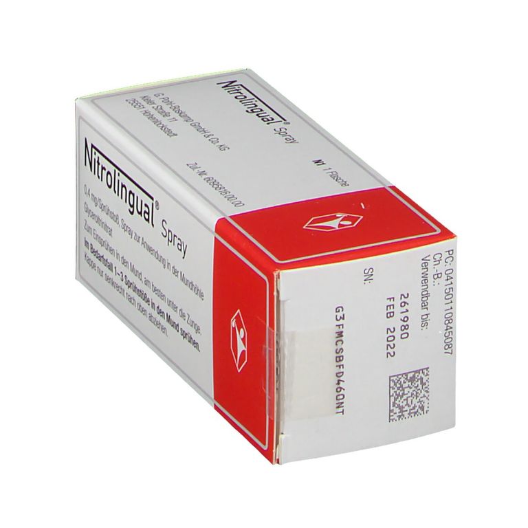 Nitrolingual® Spray 0,4 mg/Sprühstoß 18,3 g mit dem E-Rezept kaufen ...