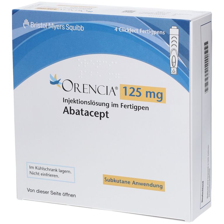 Orencia® 125 mg 1x4 St mit dem E-Rezept kaufen - Shop Apotheke