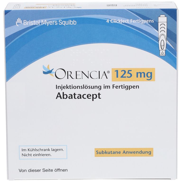 Orencia® 125 mg 1x4 St mit dem E-Rezept kaufen - Shop Apotheke