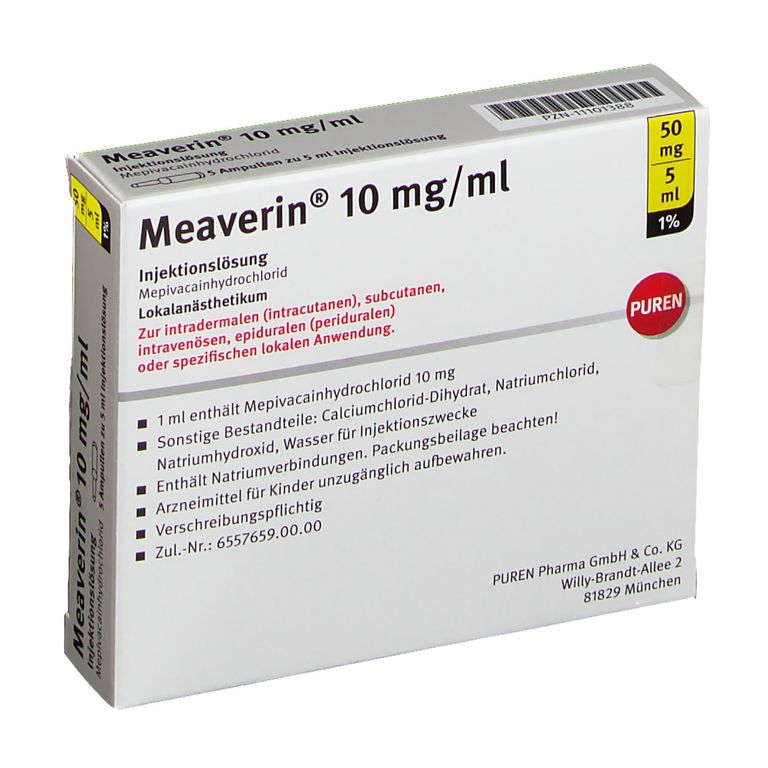 Meaverin® 10 mg/ml 5x5 ml mit dem E-Rezept kaufen - Shop Apotheke