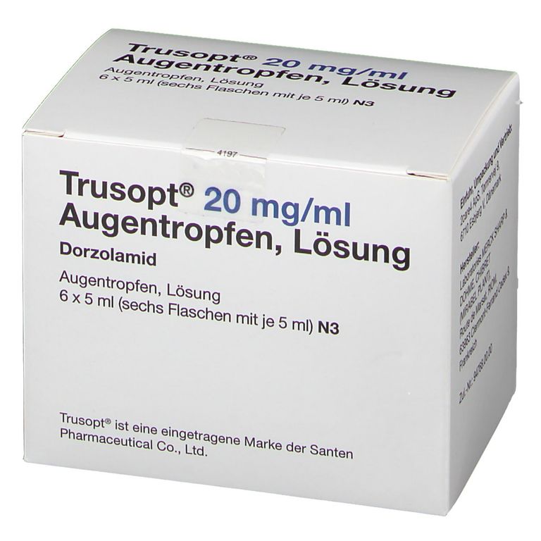Trusopt® 20Mg/MlAugenpf 6x5 ml mit dem E-Rezept kaufen - Shop Apotheke