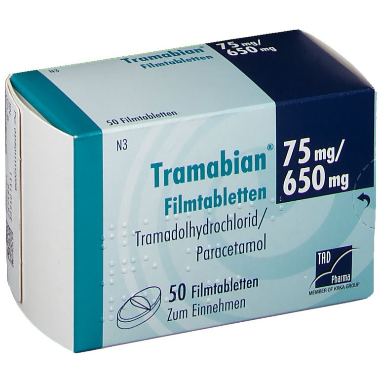 Tramabian® 75 mg/650 mg 50 St mit dem E-Rezept kaufen - Shop Apotheke