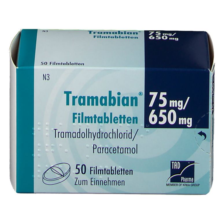 Tramabian® 75 mg/650 mg 50 St mit dem E-Rezept kaufen - Shop Apotheke