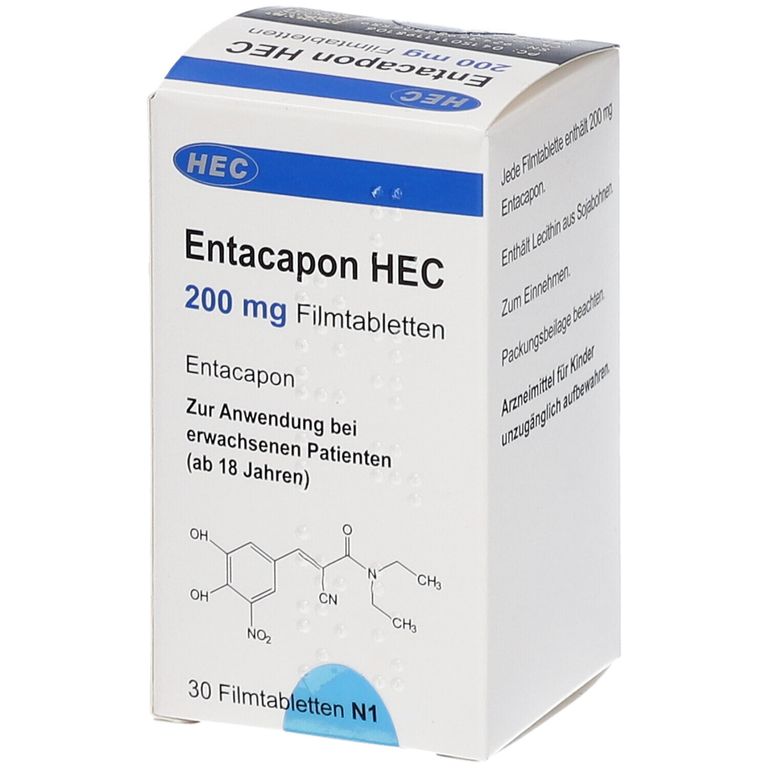 Entacapon HEC 200 mg 30 St mit dem E-Rezept kaufen - Shop Apotheke