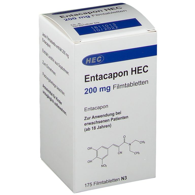 Entacapon HEC 200 mg 175 St mit dem E-Rezept kaufen - Shop Apotheke