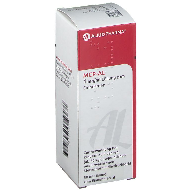 MCP-AL 1 mg/ml 50 ml mit dem E-Rezept kaufen - Shop Apotheke