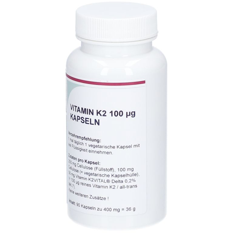 Vitamin K2 (MK7) 100 µg Kapseln 90 St - Shop Apotheke