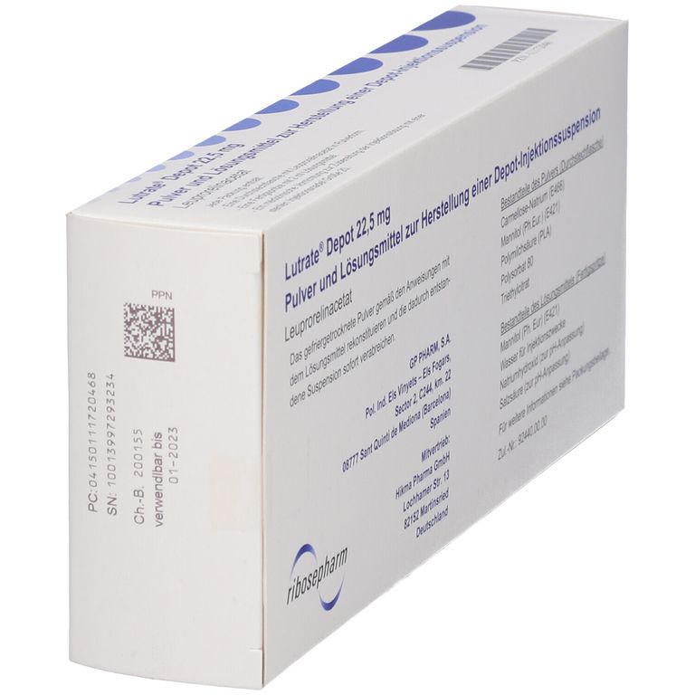 Lutrate® Depot 22,5 mg 1 St mit dem E-Rezept kaufen - Shop Apotheke