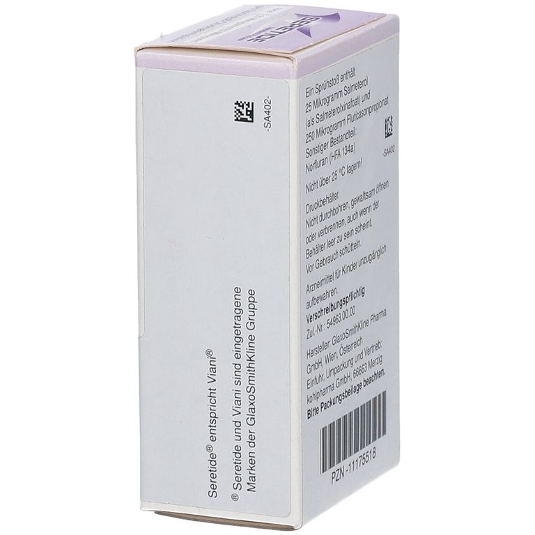 Seretide Forte 25 µg/250 µg 120 Hub Dosieraerosol 1 St mit dem E-Rezept ...