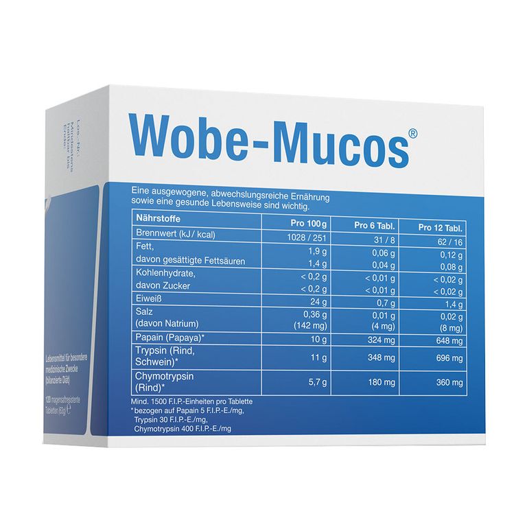 Wobe-Mucos® 120 St - Shop Apotheke