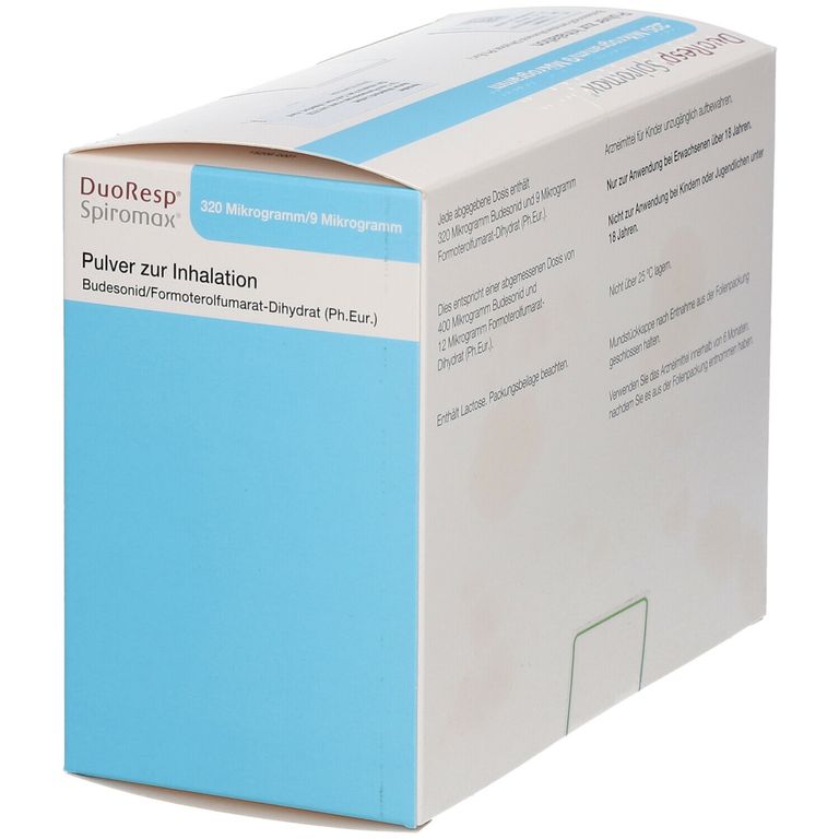 Duoresp Spiromax 320 µg/9 µg/Dosis 3 St mit dem E-Rezept kaufen - Shop ...