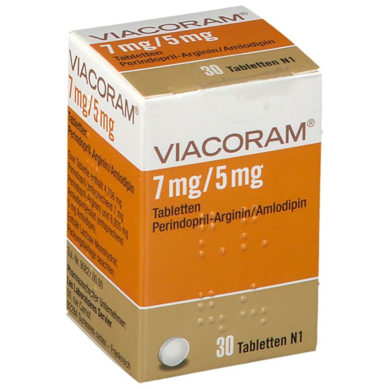VIACORAM® 7 mg/ 5 mg 30 St mit dem E-Rezept kaufen - Shop Apotheke