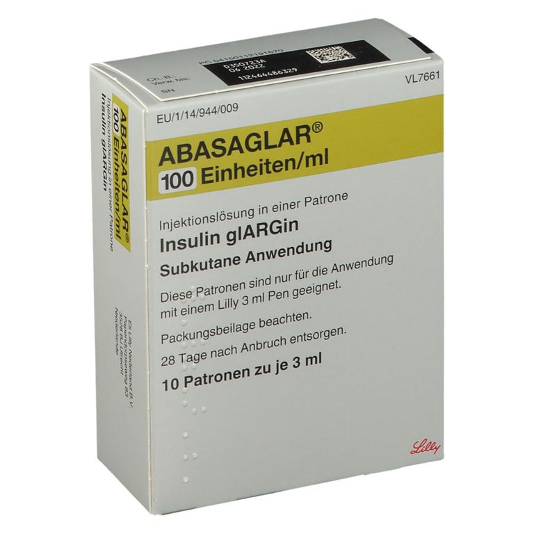 ABASAGLAR® 100 Einheiten/ml 10x3 ml mit dem E-Rezept kaufen - Shop Apotheke