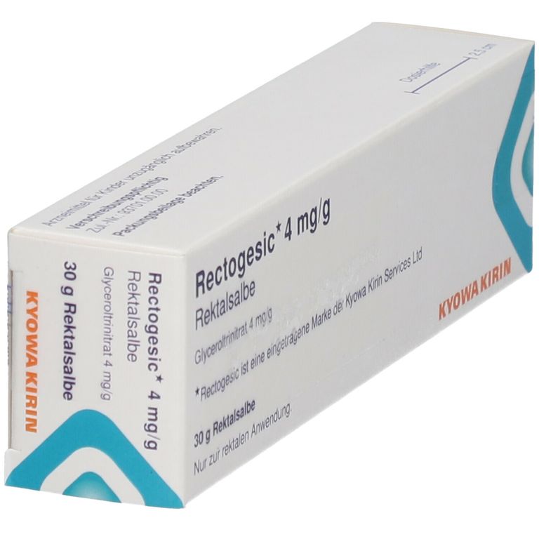 Rectogesic 4 mg/g Rektalsalbe 30 g mit dem E-Rezept kaufen - Shop Apotheke
