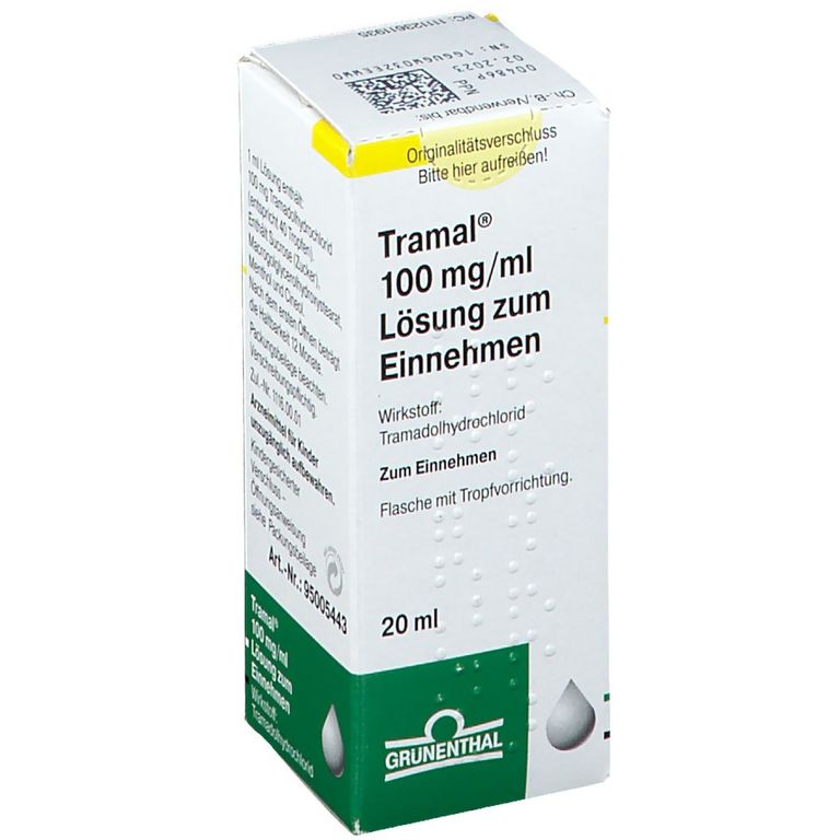 Tramal® 100 mg/ml 20 ml mit dem E-Rezept kaufen - Shop Apotheke