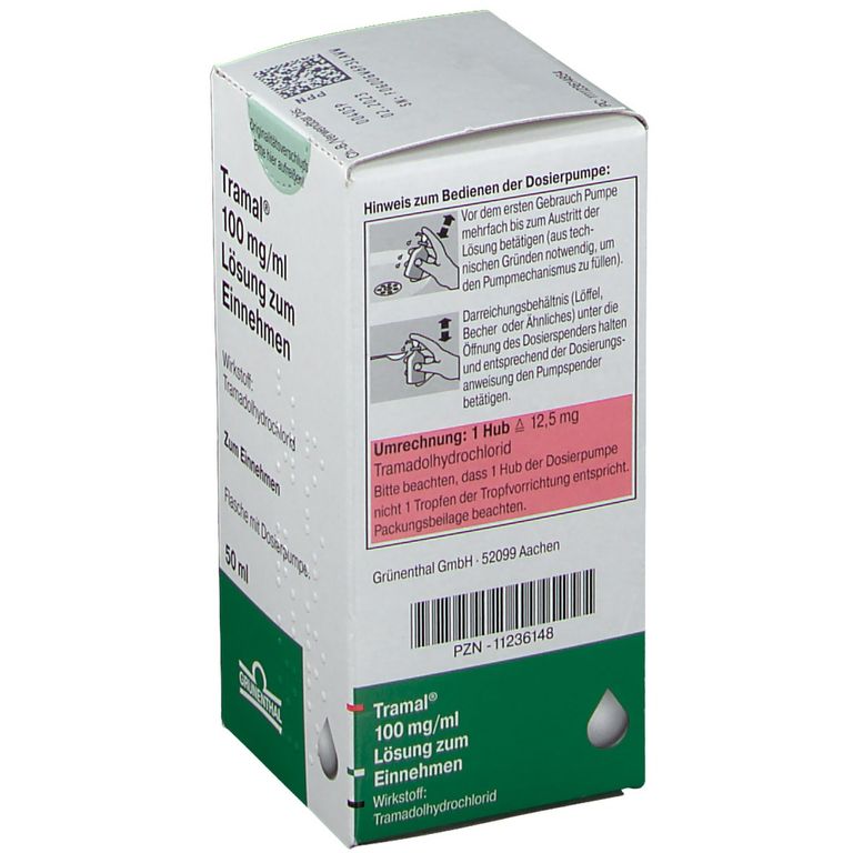 Tramal® 100 mg/ml 50 ml mit dem E-Rezept kaufen - Shop Apotheke