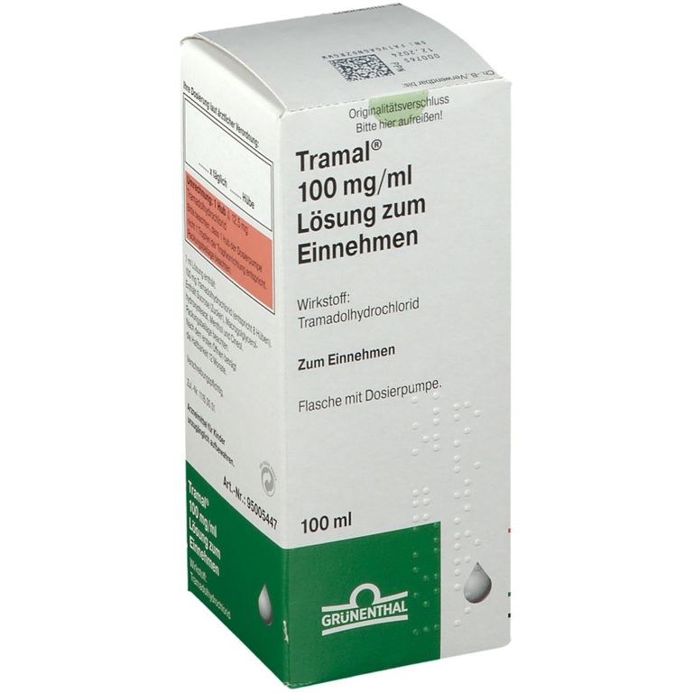 Tramal® 100 mg/ml 100 ml mit dem E-Rezept kaufen - Shop Apotheke