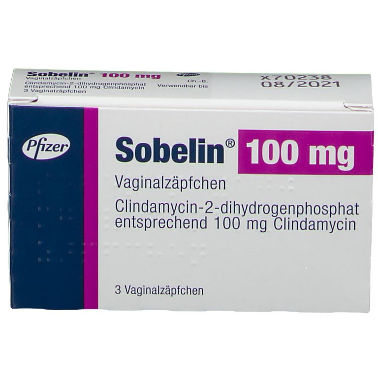 SOBELIN® 100 mg 3 St mit dem E-Rezept kaufen - Shop Apotheke