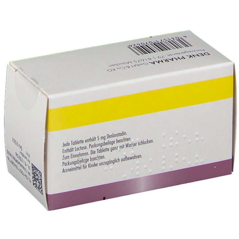 Deslora-Denk 5 mg 100 St mit dem E-Rezept kaufen - Shop Apotheke