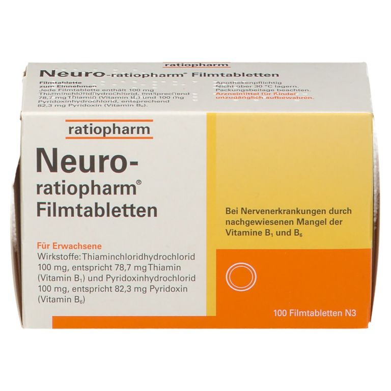 Neuro-ratiopharm® 100 mg 100 St - Shop Apotheke