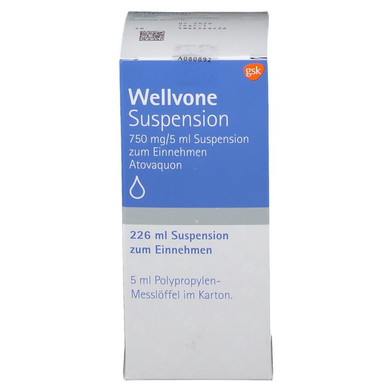 Wellvone Suspension 750 mg/5 ml 226 ml mit dem E-Rezept kaufen - Shop ...