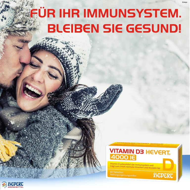 VITAMIN D3 HEVERT® 4000 IE* 90 St - Shop Apotheke