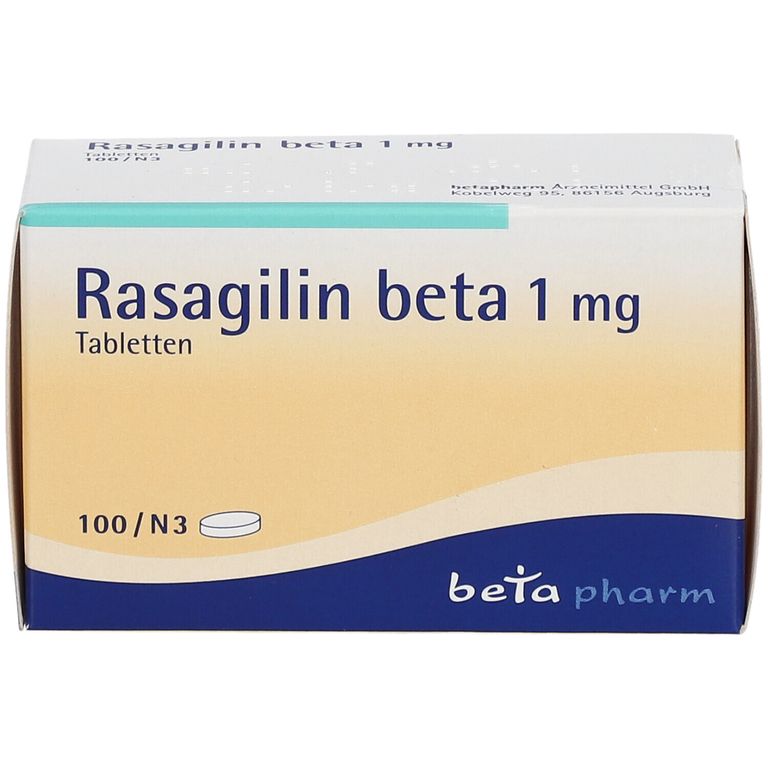 RASAGILIN beta 1 mg Tabletten 100 St mit dem E-Rezept kaufen - Shop ...