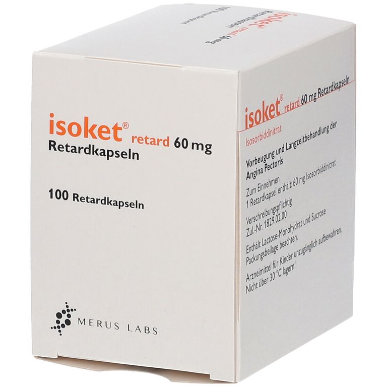isoket® retard 60 mg 100 St mit dem E-Rezept kaufen - Shop Apotheke