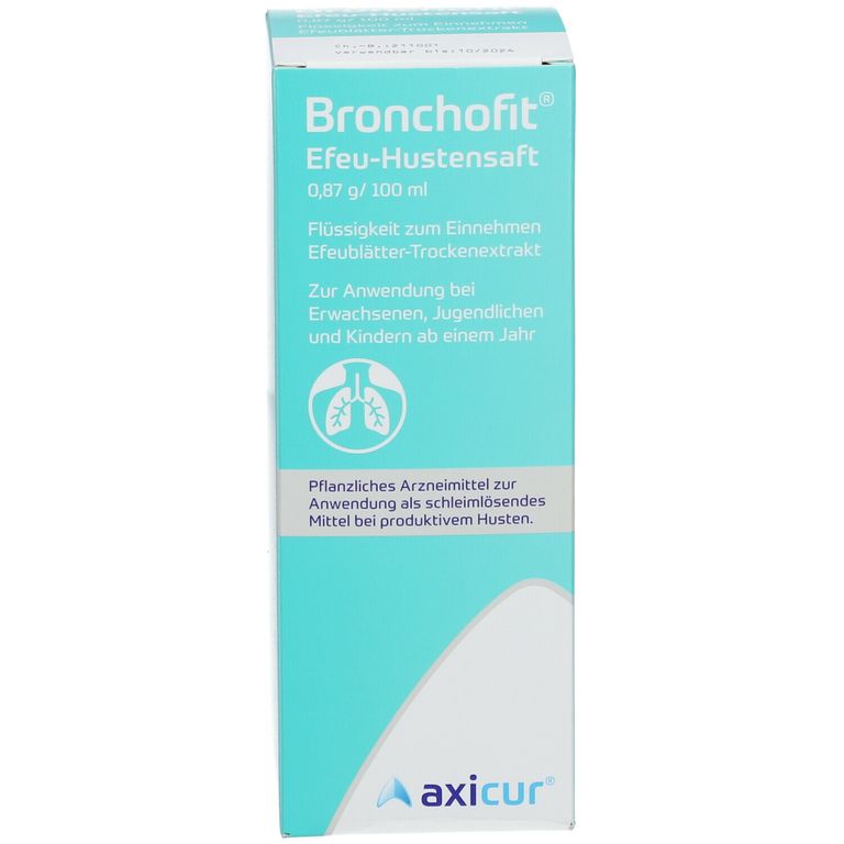 Bronchofit® Efeu-Hustensaft 100 ml - Shop Apotheke