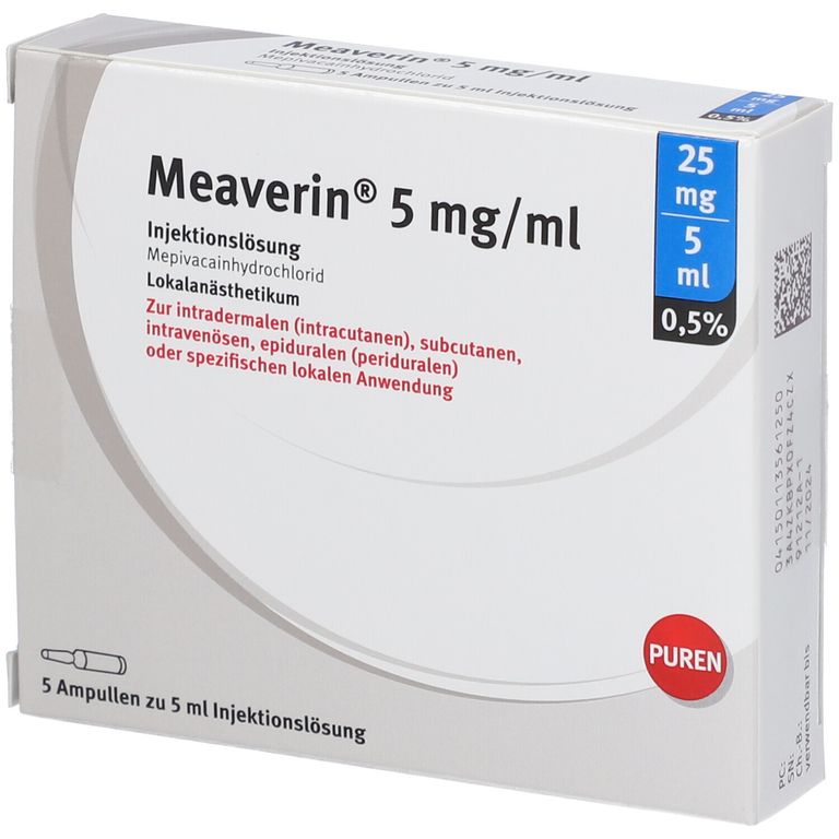 Meaverin® 5 mg/ml 5x5 ml mit dem E-Rezept kaufen - Shop Apotheke