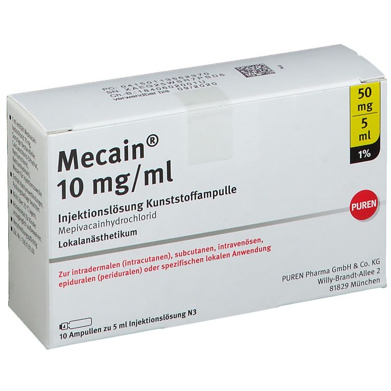 Mecain® 10 mg/ml 10x5 ml mit dem E-Rezept kaufen - Shop Apotheke