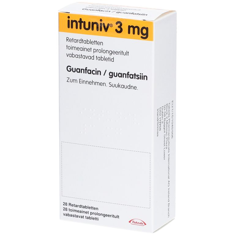 Intuniv® 3 mg 28 St mit dem E-Rezept kaufen - Shop Apotheke