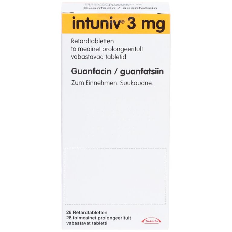Intuniv® 3 mg 28 St mit dem E-Rezept kaufen - Shop Apotheke