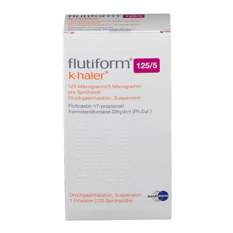 flutiform® 125 µg/5 µg k-haler® 1 St mit dem E-Rezept kaufen - Shop ...