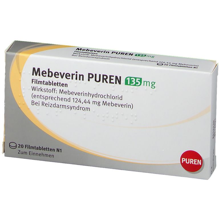Mebeverin PUREN 135 mg 20 St mit dem E-Rezept kaufen - Shop Apotheke