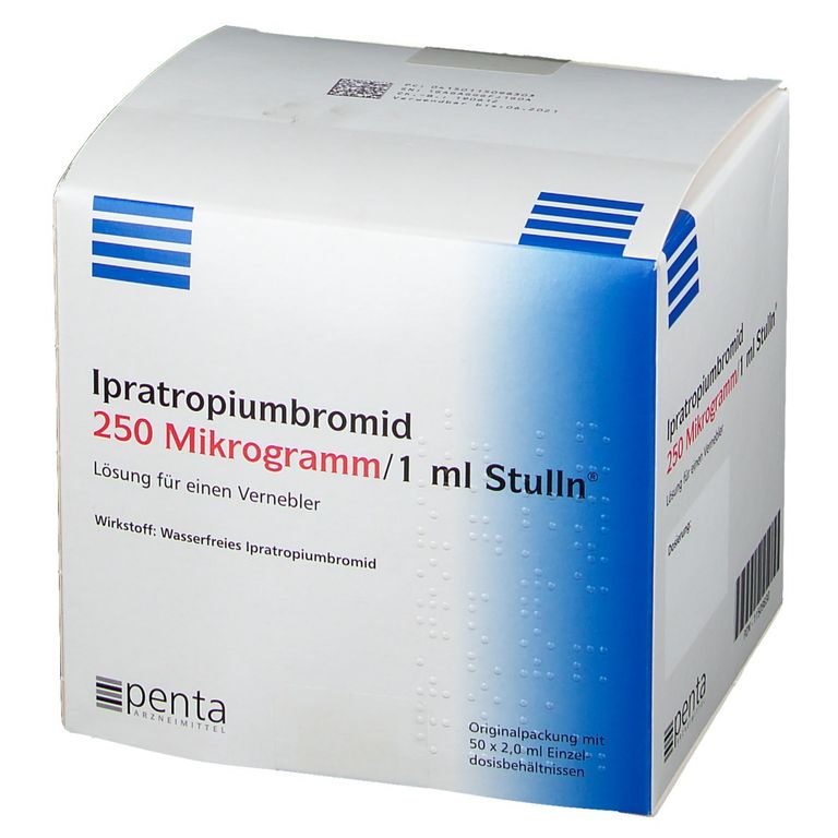 Ipratropiumbromid 250 µg/1 ml Stulln® 50x2 ml mit dem E-Rezept kaufen ...