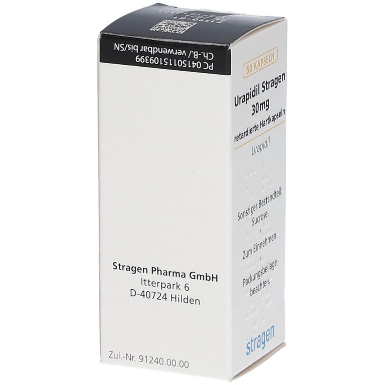 Urapidil Stragen 30 mg 50 St mit dem E-Rezept kaufen - Shop Apotheke