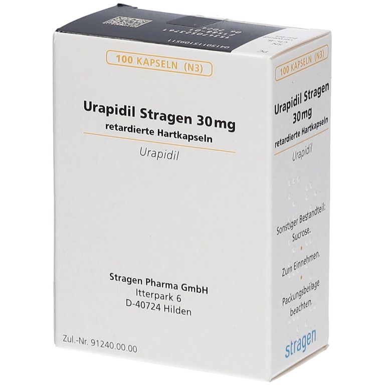 Urapidil Stragen 30 mg 100 St mit dem E-Rezept kaufen - Shop Apotheke