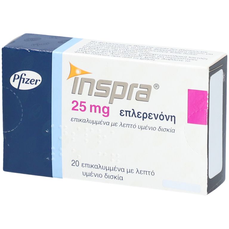 INSPRA 25 mg Filmtabletten 20 St mit dem E-Rezept kaufen - Shop Apotheke