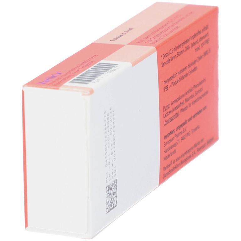 VARILRIX Fertigspritze Plv.u.LM z.Her.e.Inj.-Lsg. 1 St mit dem E-Rezept ...