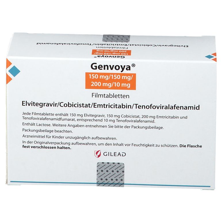 Genvoya® 150 mg/150 mg/200 mg/10 mg 3x30 St mit dem E-Rezept kaufen ...