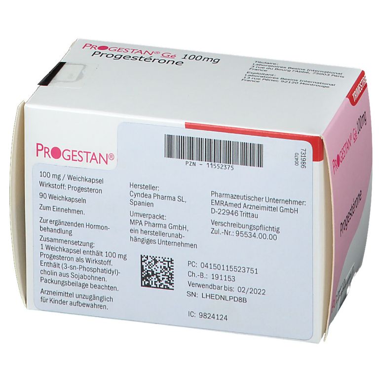 Progestan 100 mg 90 St mit dem E-Rezept kaufen - Shop Apotheke
