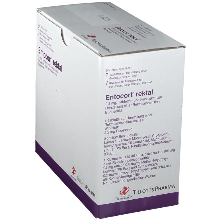 Entocort® rektal 2,3 mg 1 St mit dem E-Rezept kaufen - Shop Apotheke