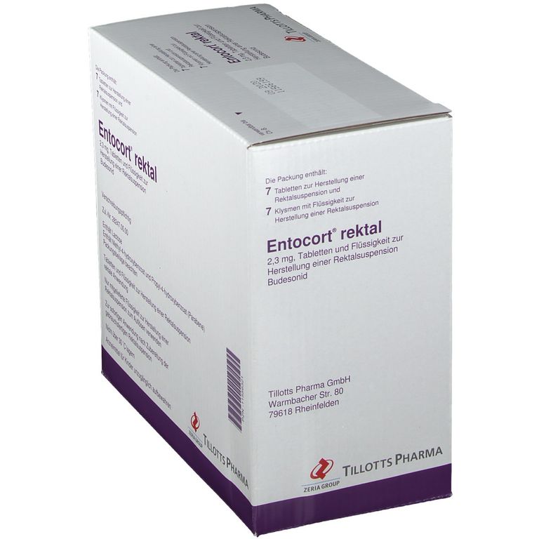 Entocort® rektal 2,3 mg 1 St mit dem E-Rezept kaufen - Shop Apotheke