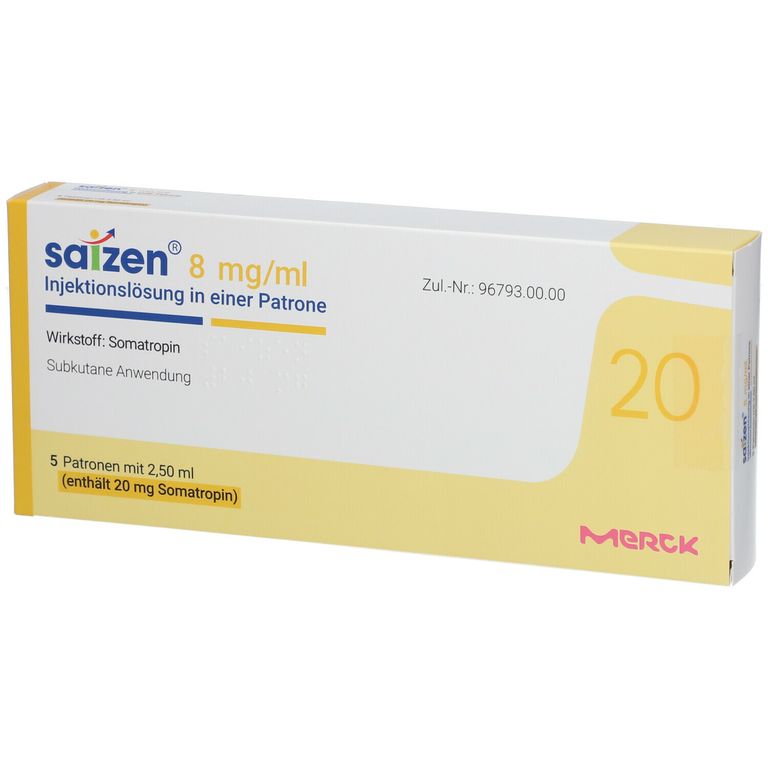 Saizen® 20Mg 8Mg/Ml 5 St mit dem E-Rezept kaufen - Shop Apotheke