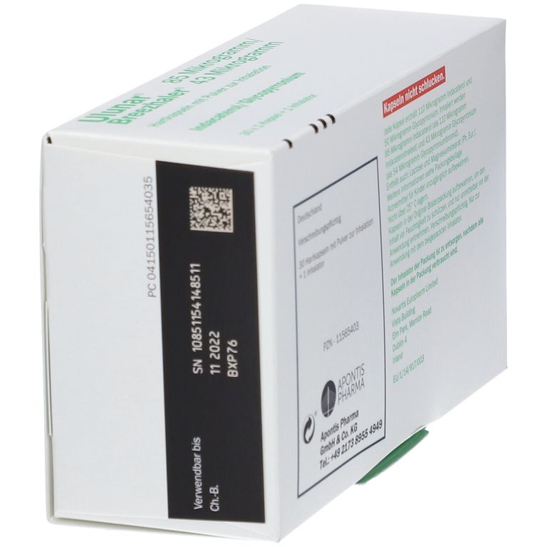Ulunar® Breezhaler® 85 µg/43 µg 30 St mit dem E-Rezept kaufen - Shop ...