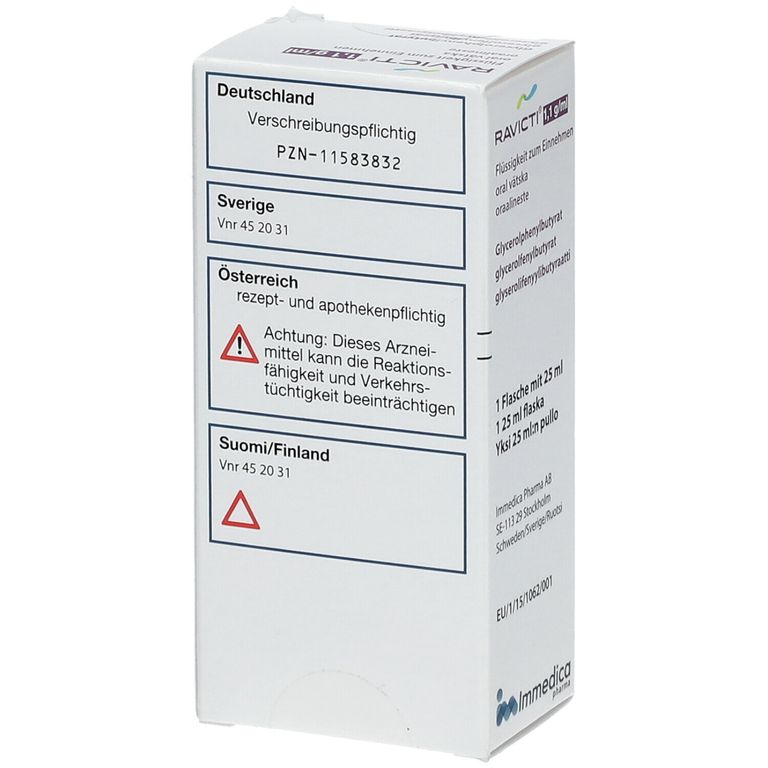 RAVICTI 1,1 g/ml 25ml + Adapter f. EXACTA Med Disp. 1x25 ml mit dem E ...