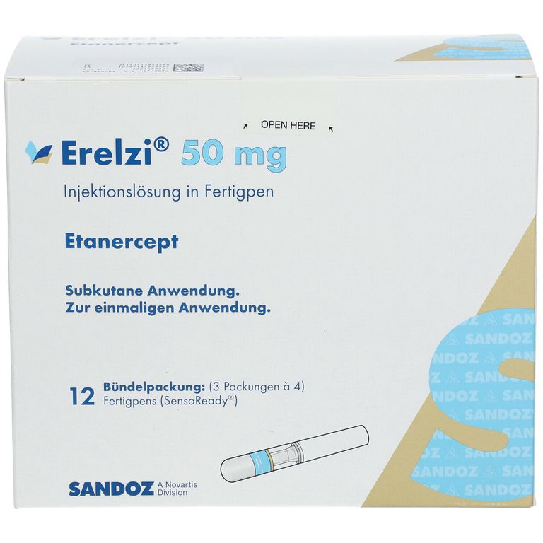 Erelzi® 50 mg 12 St mit dem E-Rezept kaufen - SHOP APOTHEKE