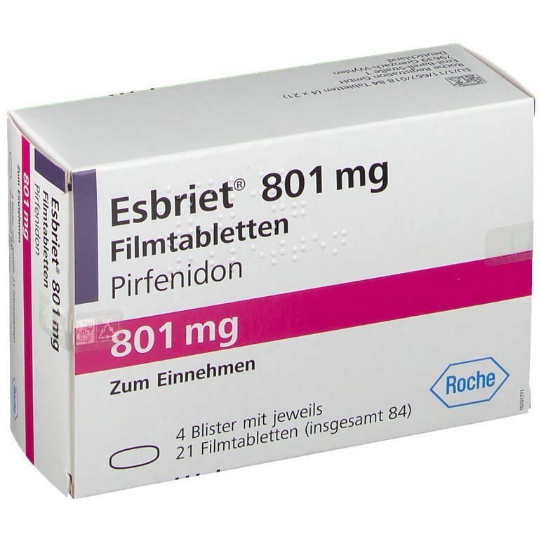 Esbriet® 801 mg 84 St mit dem E-Rezept kaufen - Shop Apotheke
