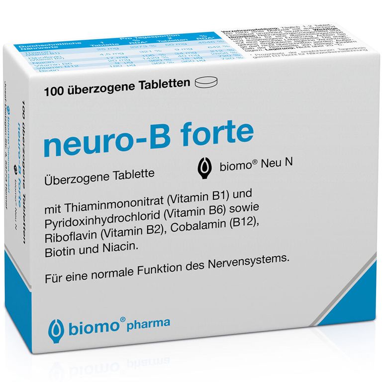 neuro-B forte biomo® Neu 100 St - Shop Apotheke